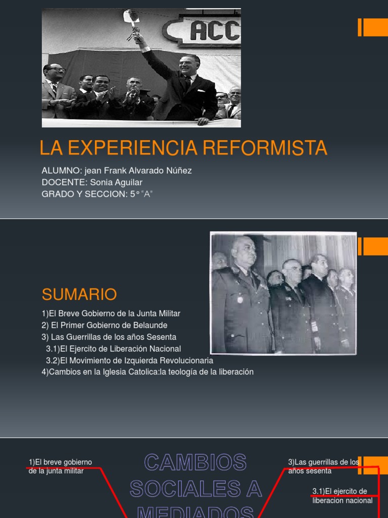 Experiencia Reformista | PDF | Migración humana | Agricultura
