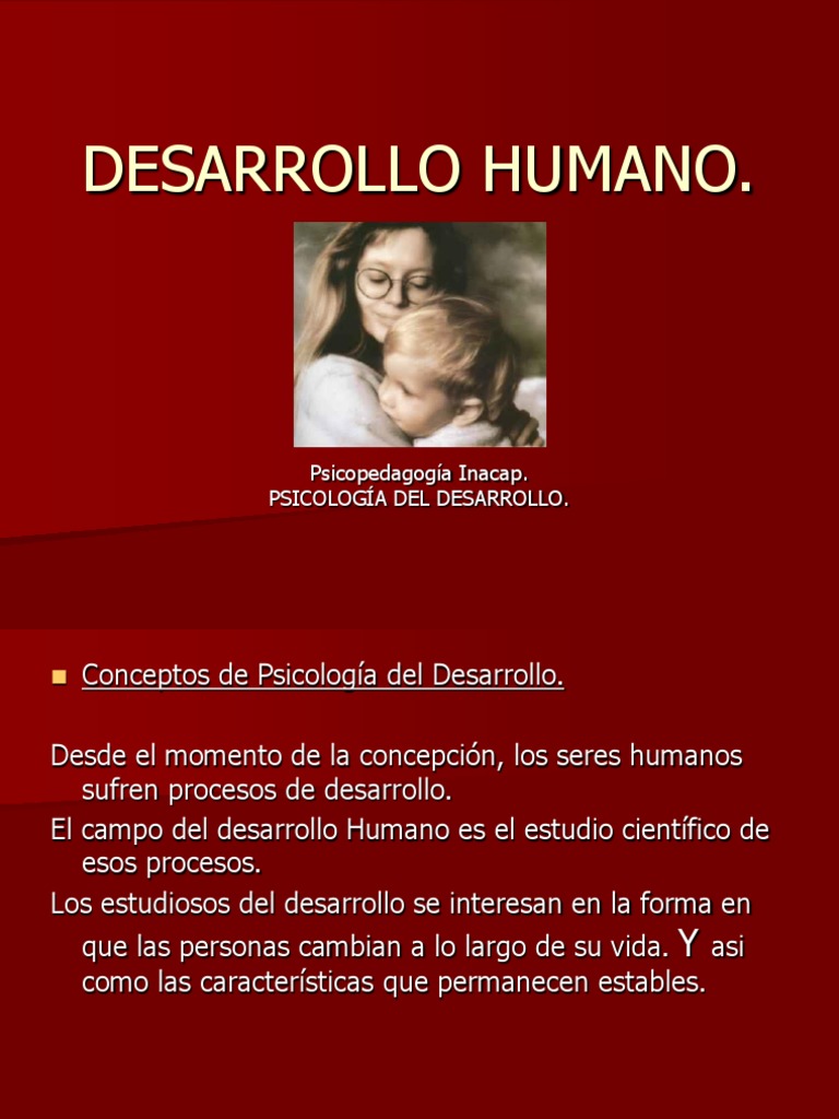 Desarrollo Humano | PDF | Adultos | Sicología