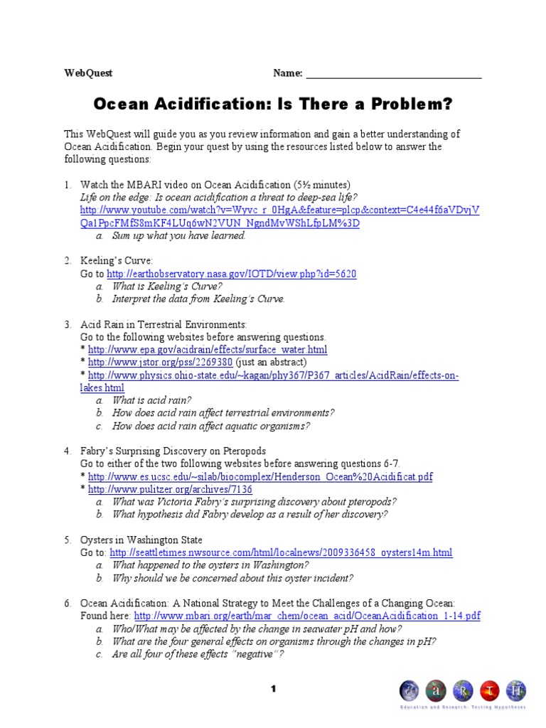 Ocean Acidification | PDF | Ocean Acidification | Oceans