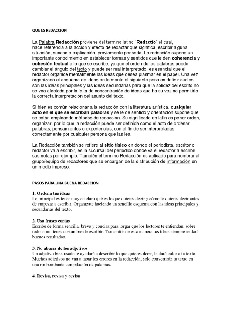 Que Es Redaccion | Descargar gratis PDF | Semiótica | Comunicación