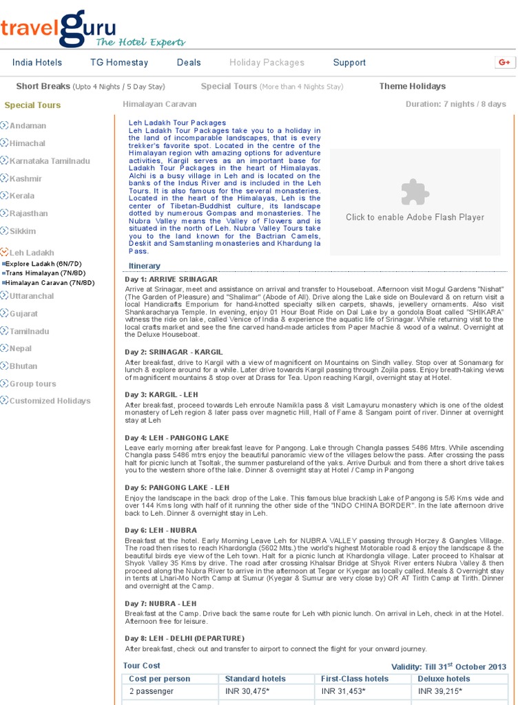 India Hotels TG Homestay Deals Support: Holiday Packages | PDF ...
