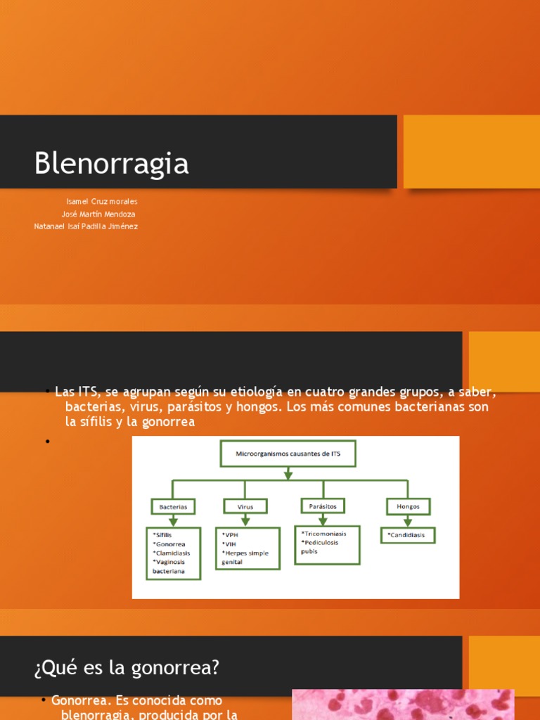 Blenorragia | PDF | Inmunología | Especialidades Medicas