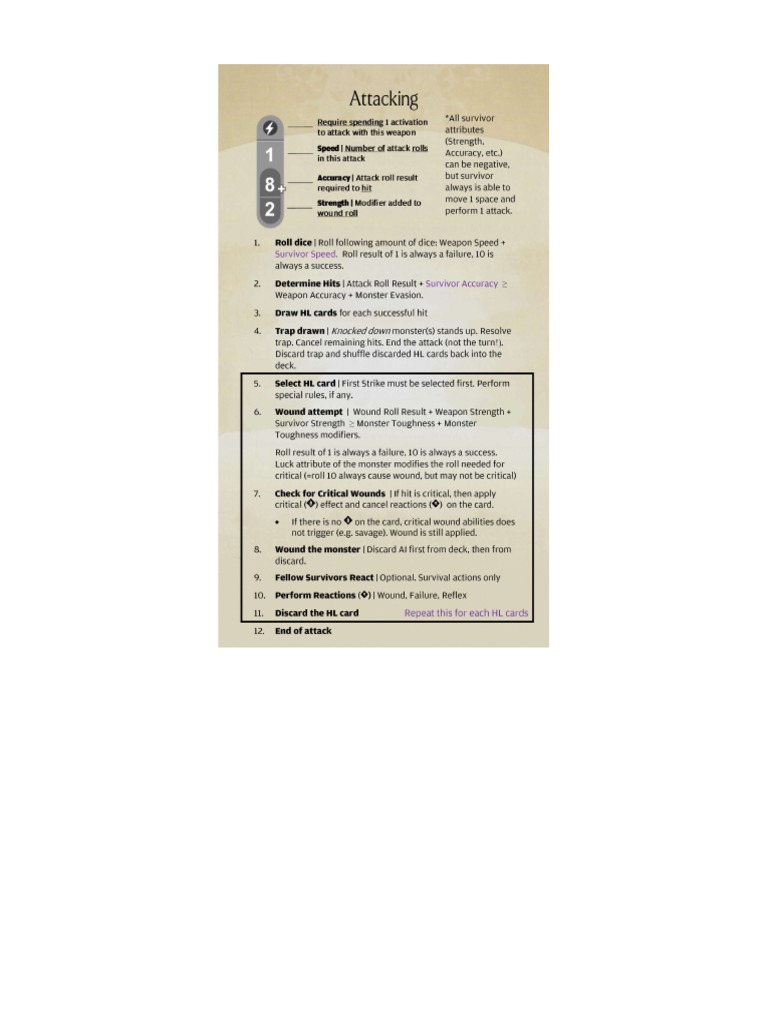 Bodaster's KDM Player Aid v1.6 | PDF | Leisure