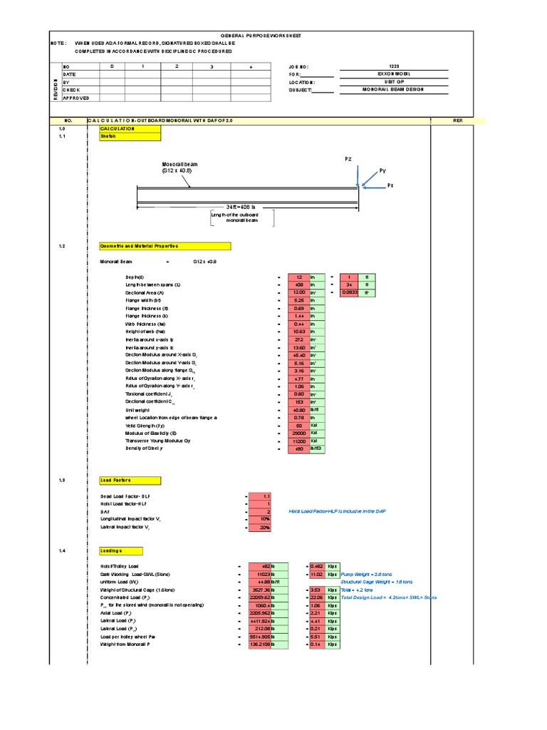 Monorail Design | PDF