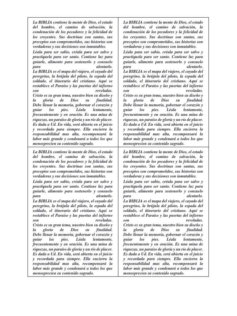 La Biblia: Mente y Camino de Salvación | PDF | Salvación | Infierno