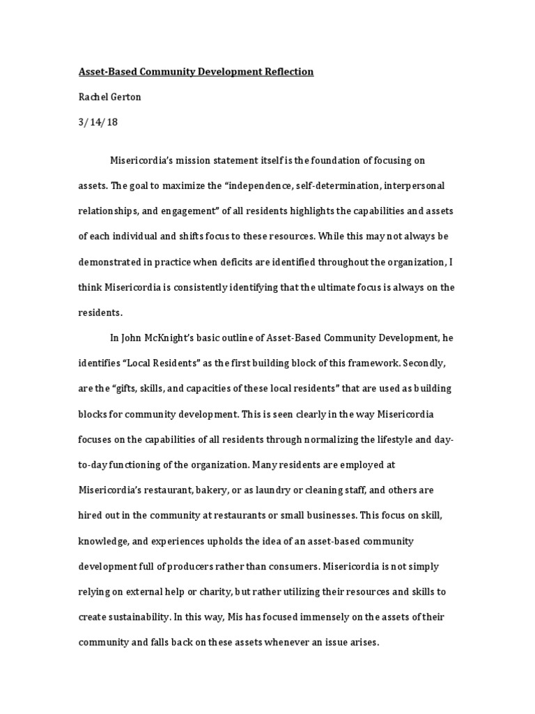 ABCD Reflection | Download Free PDF | Community | Psychology