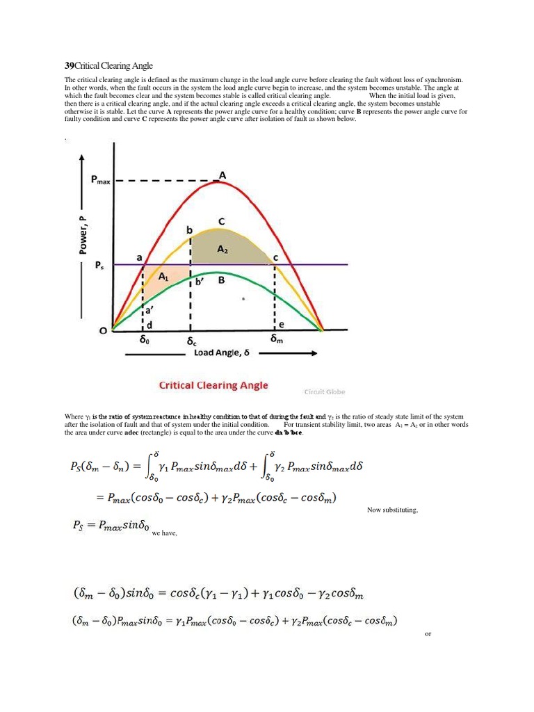 Power System Stability | PDF | Physics | Force