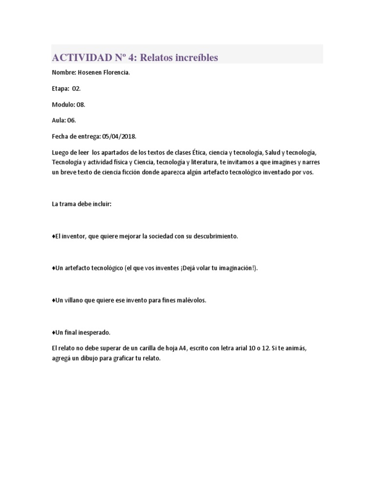 Hosenen - Florencia.relatos Increibles | PDF | Ocio Hosenen - Florencia.relatos Increibles | PDF | Ocio