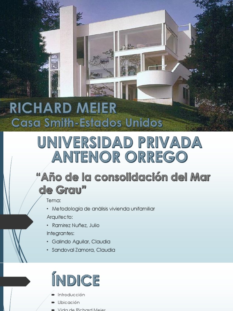 Casa Smith | PDF | Diseño arquitectonico | Arquitectura