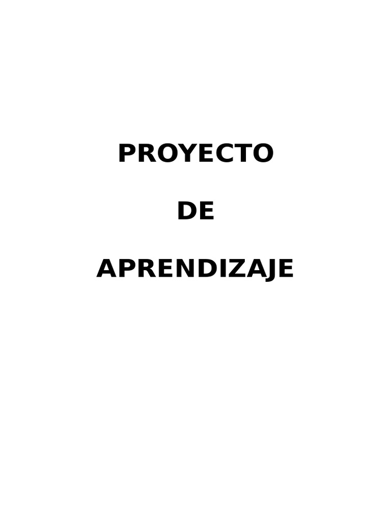 Proyecto Y Ruta De Aprendizaje Pdf Lectura Proceso Aprendizaje