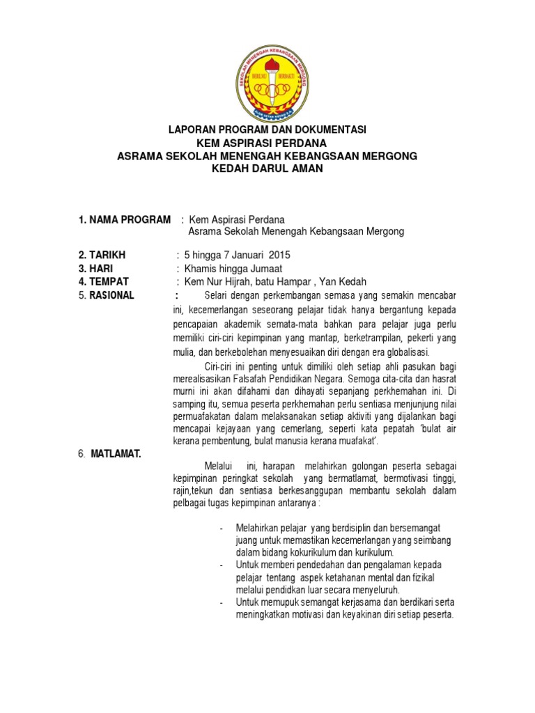 Contoh Laporan Dokumentasi | PDF