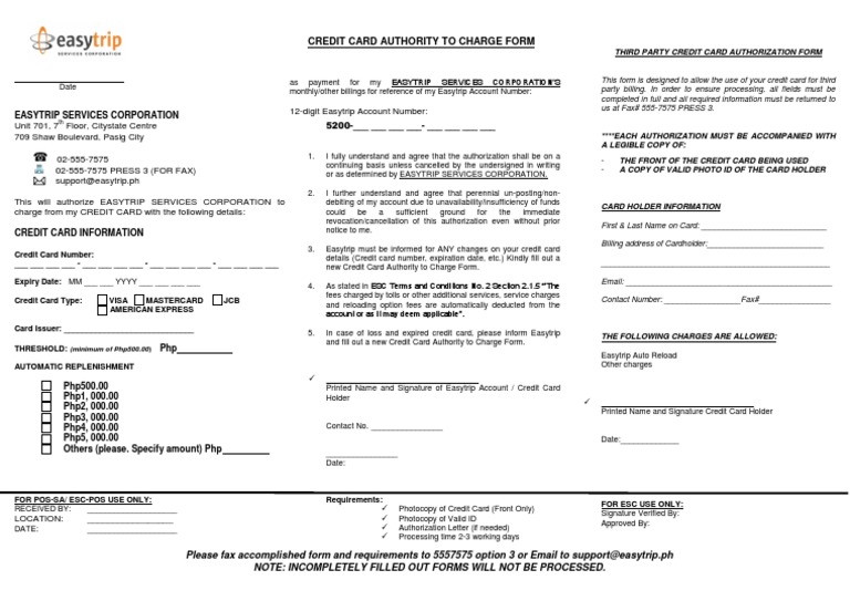 Credit Card Authority-NLEX | PDF | Credit Card | Service Industries