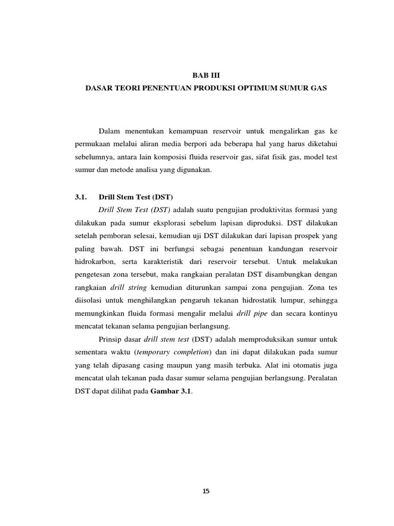 Teori Dasar Uji Sumur Gas | PDF | Teknologi & Rekayasa