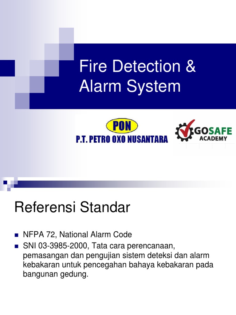 Fire Detection & Alarm System - 1 | PDF