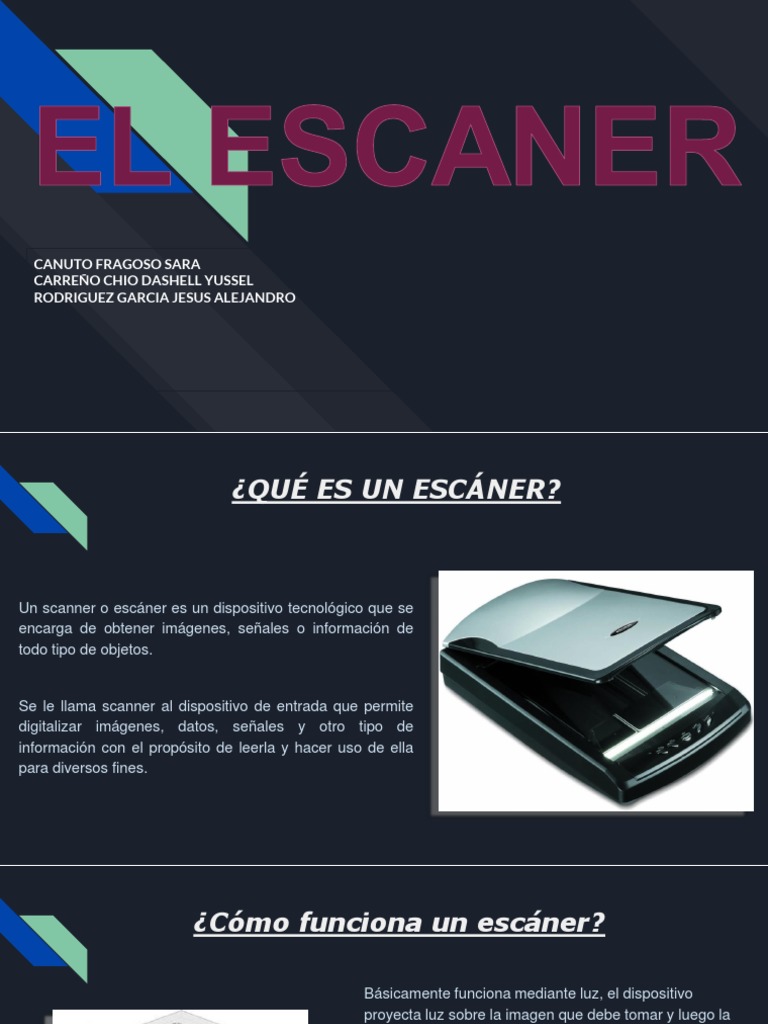 ¿Qué es un escáner y cómo funciona? | PDF | Escáner de imagen | Píxel
