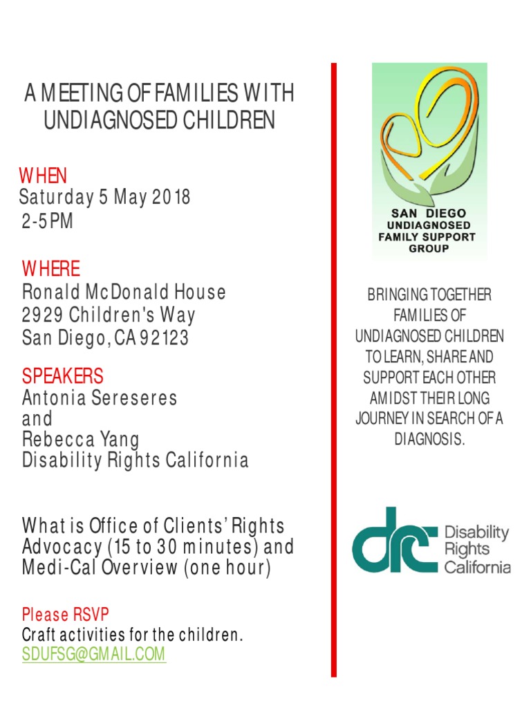 Families Meet for Undiagnosed Children Support | PDF