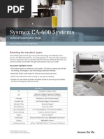 Sysmex® CA-600 Series Analyzer: Quick Reference Guide | PDF | Computer ...