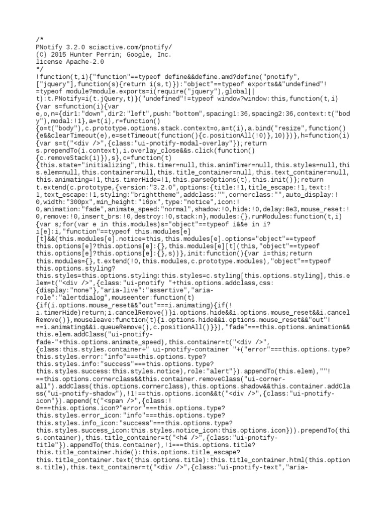 An Introduction to PNotify: A JavaScript Library for Customizable Notifications | PDF | System ...