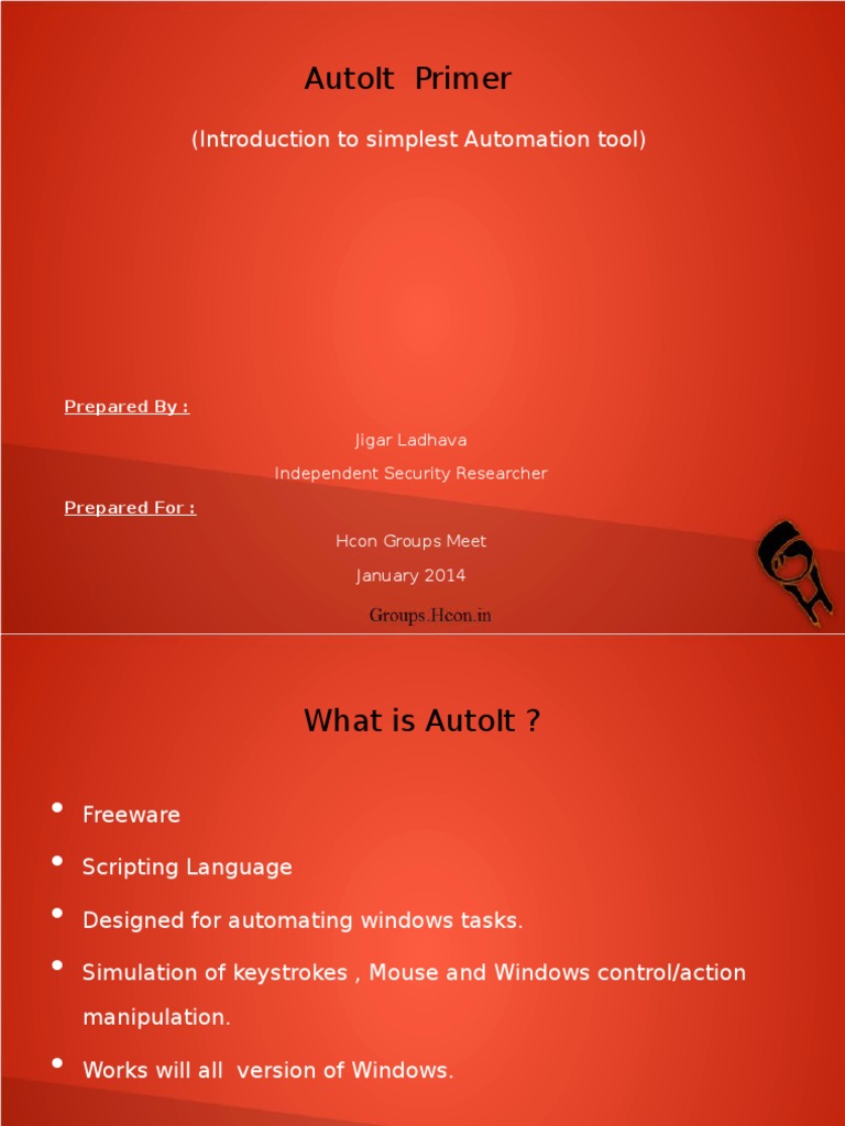 AutoIt Automation Tool Overview | PDF | Graphical User Interfaces | Scripting Language