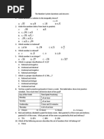 Set Theory Problems With Answers | PDF | Empty Set | Numbers