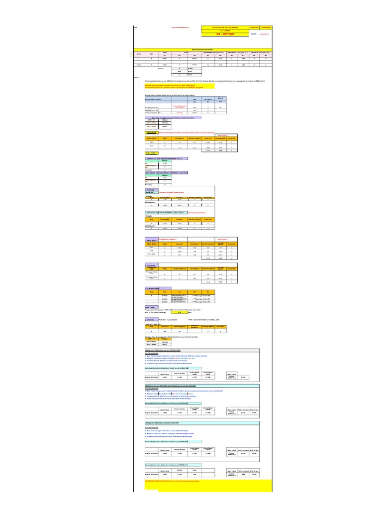 Main Frame External Columns Bases Considered As PINNED Support | PDF ...