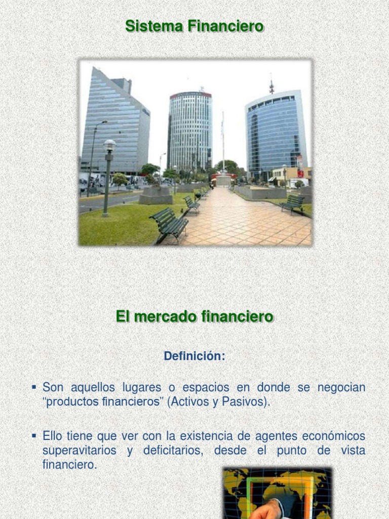 Sistema Financiero | PDF | Bancos | Sistema financiero
