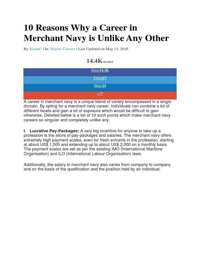 A Guide To Merchant Navy Officer Ranks | PDF | Sea Captain | Sailor