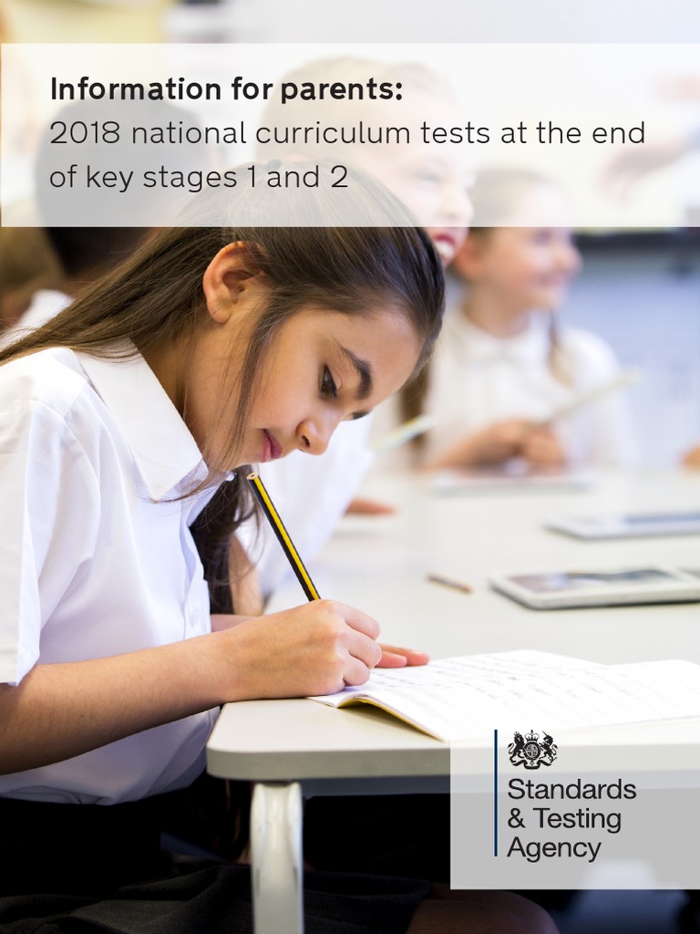 2018 National Curriculum Tests at The End of Key Stages 1 and 2 | PDF ...