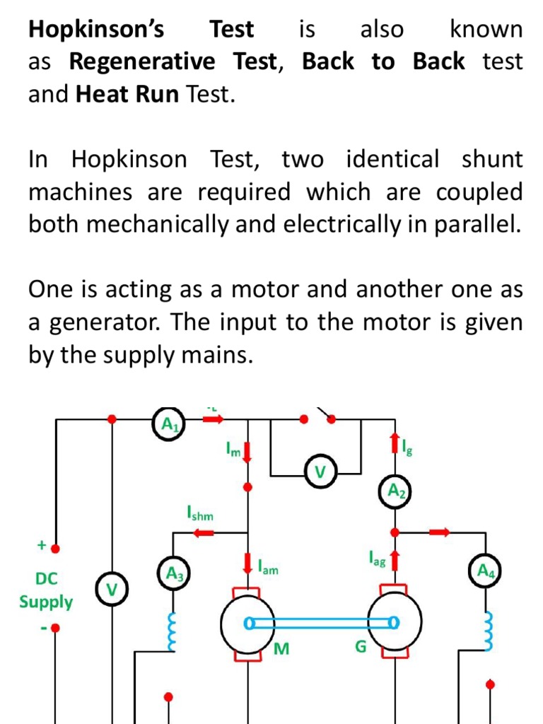 Unit 5 Testing of DC Machines | PDF | Electric Generator | Series And ...