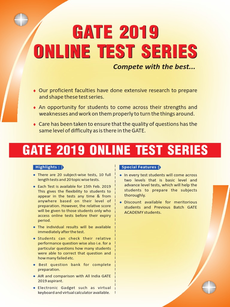 Comprehensive GATE 2019 Online Test Series for Civil Engineering: 20 ...