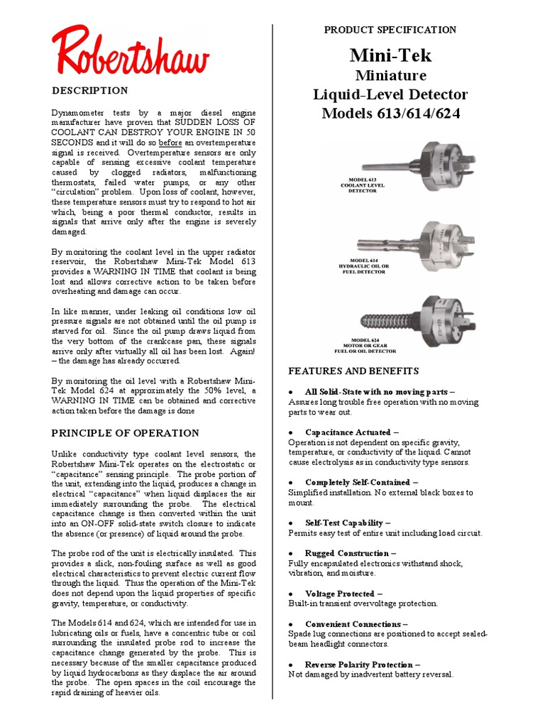 613 - 614 - 624 - Mini-Tek Datasheet PDF | PDF | Capacitor | Electrical ...