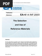 Reference Materials Brochure | PDF | Analysis | Scientific Method