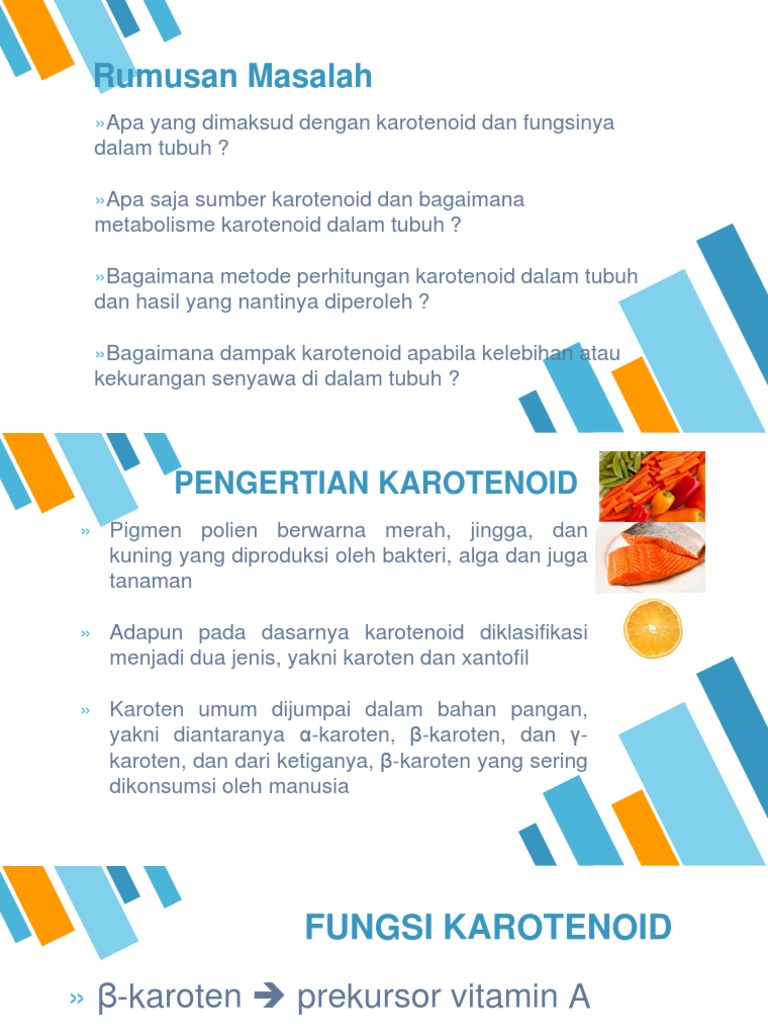 Kel 3 - PPT Karotenoid | PDF