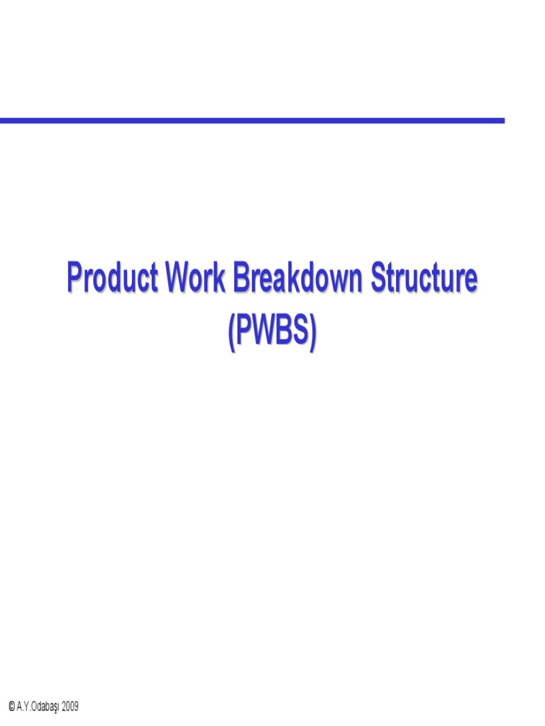 Product Work Breakdown Structure (PWBS) | PDF | Structural Steel | Pipe ...