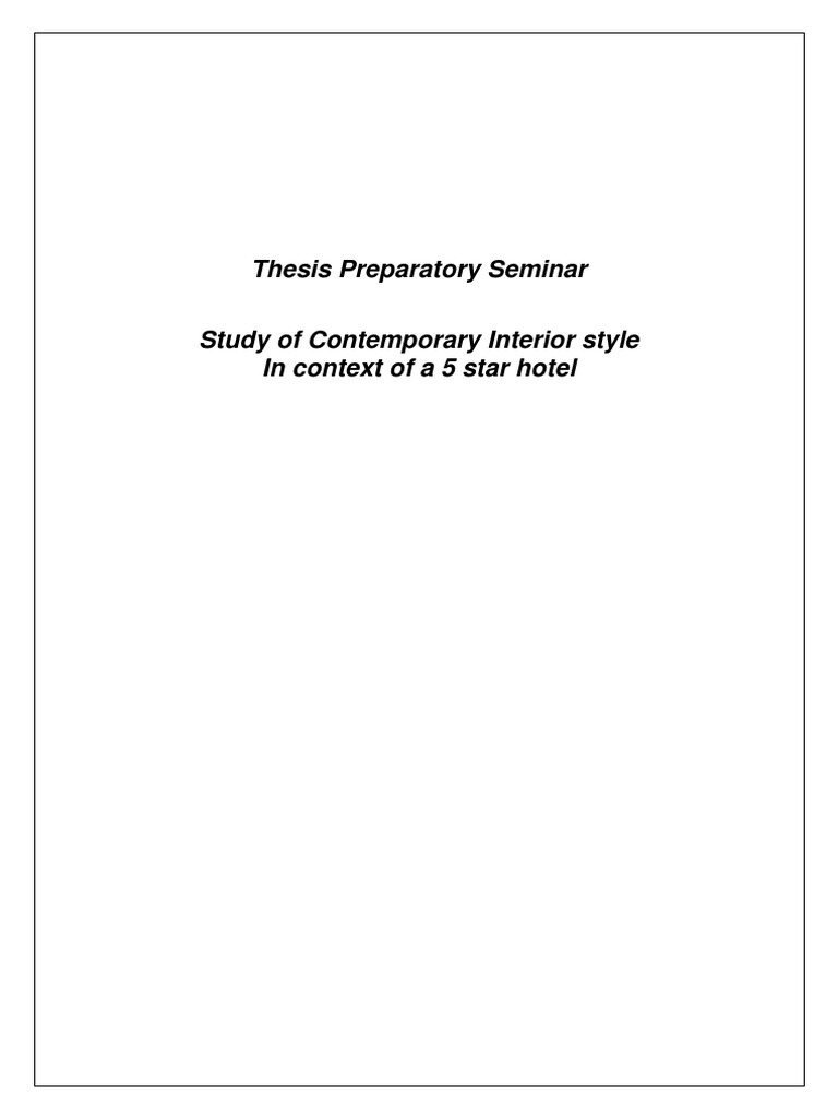 5 Star Hotel Research Report | Download Free PDF | Hotel | Stairs