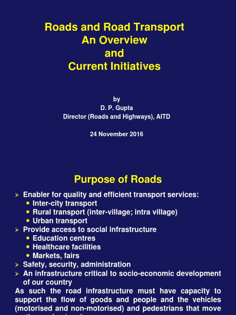 Roads and Road Transport | PDF | Road | Road Traffic Safety