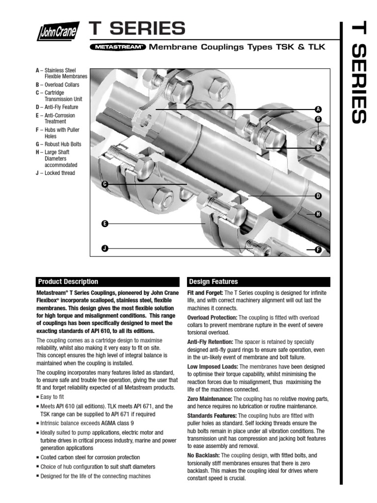 TSeries Coupling | PDF | Transmission (Mechanics) | Pump