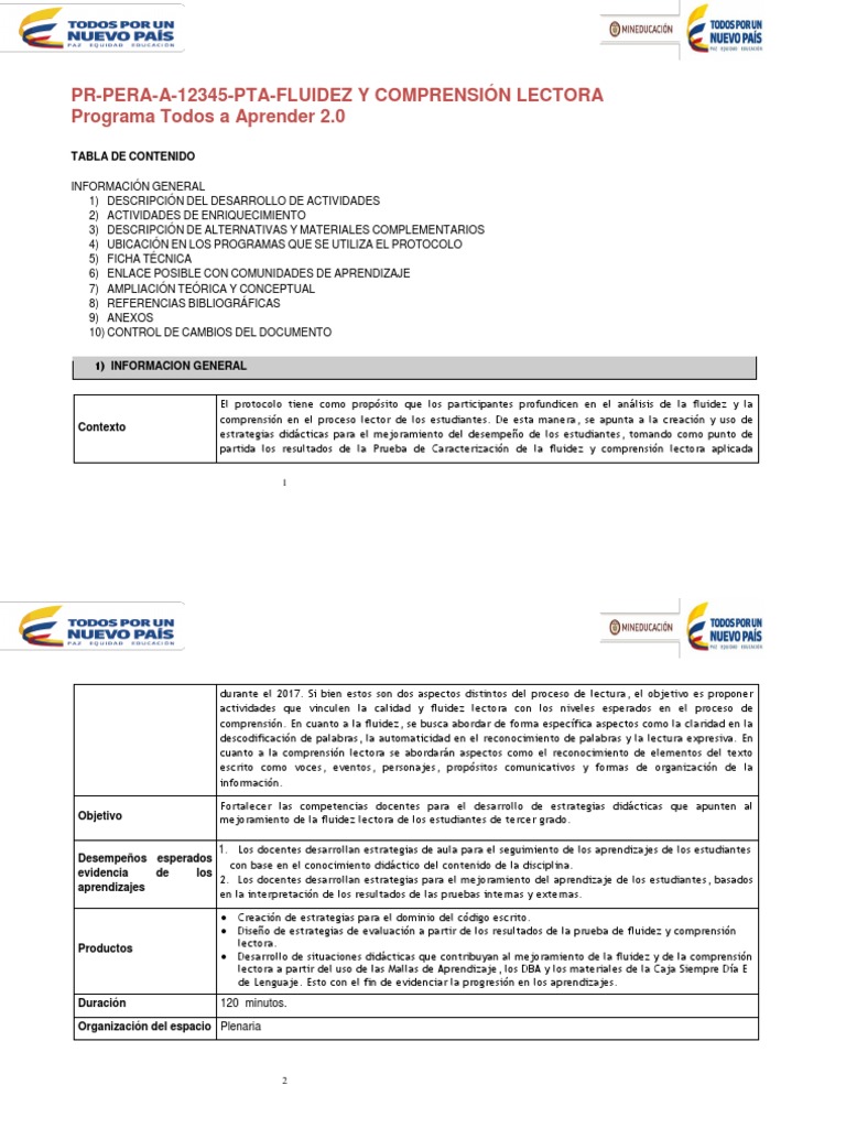 Estrategias para Fluidez Lectora | PDF | Lectura (proceso ...