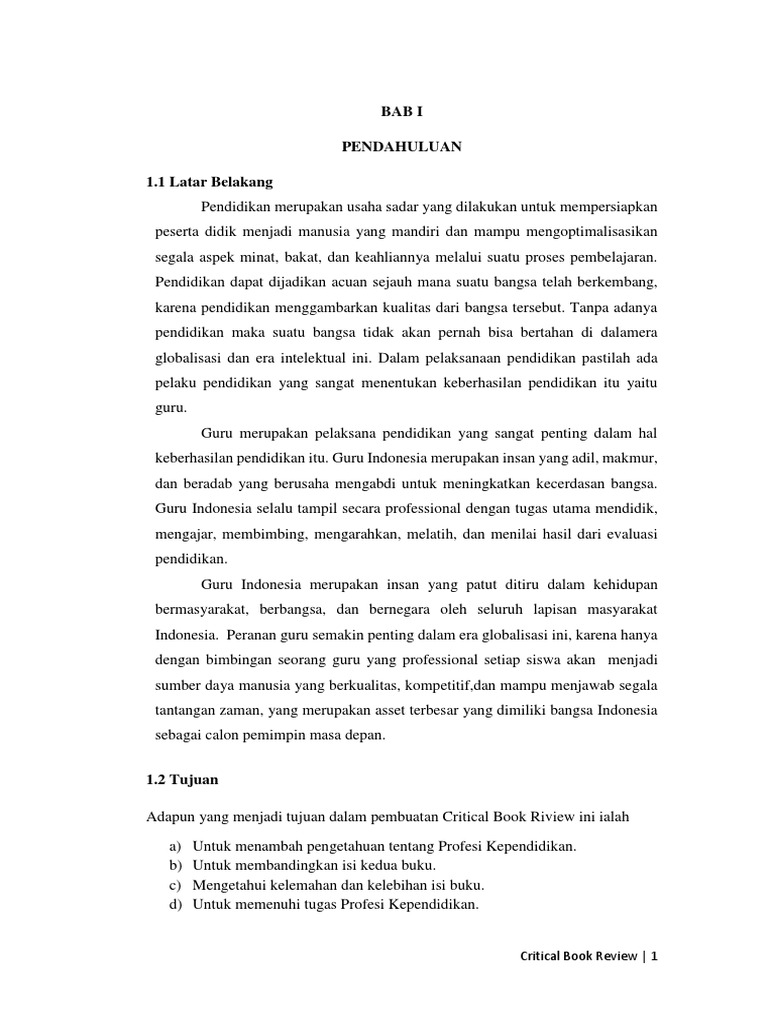 CBR Profesi Kependidikan | PDF | Pengembangan Diri