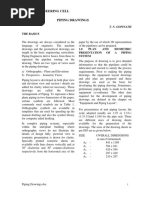 Drafting Practice of Piping Drawings (General) | PDF | Pipe (Fluid ...