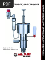 Williams V Series Pump Iom | PDF | Valve | Pump