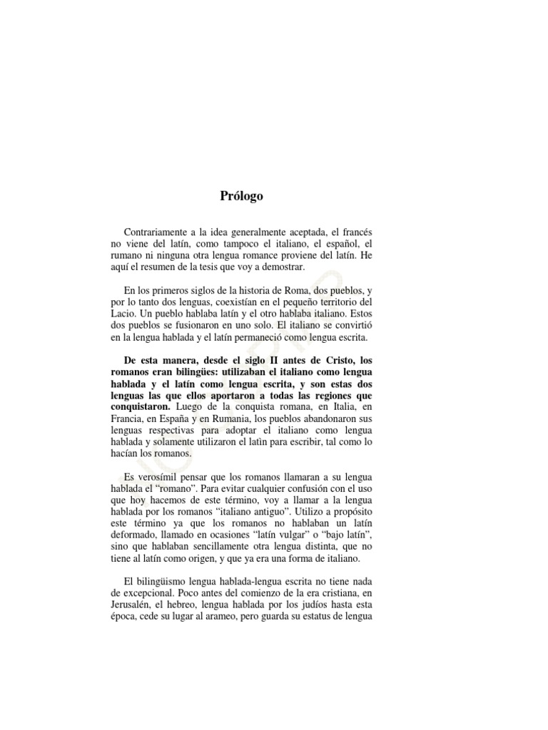 Prologo | PDF | Clásicos
