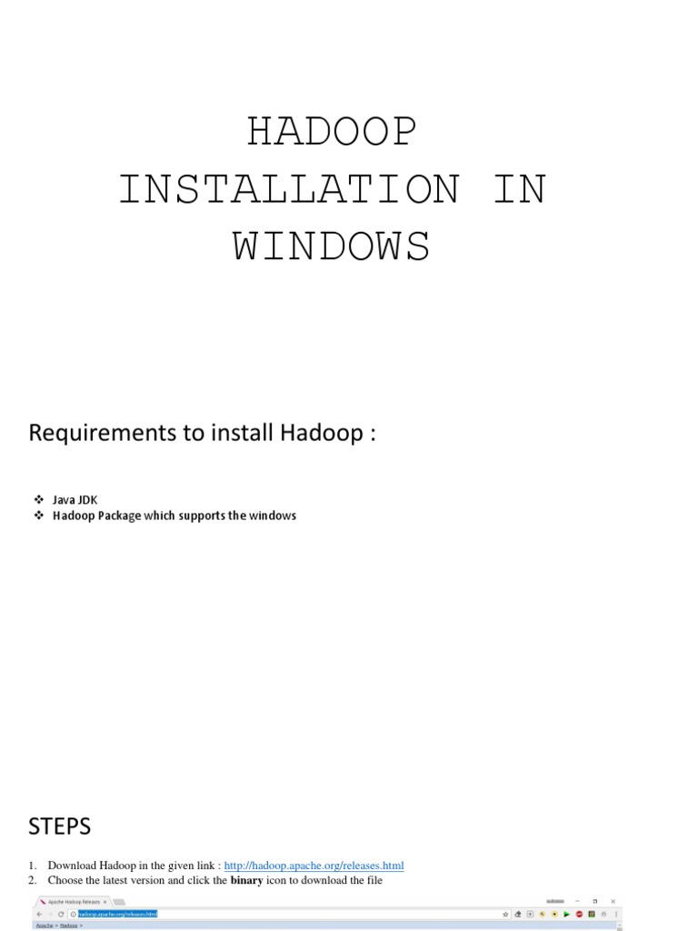 Hadoop Installation Guide | PDF