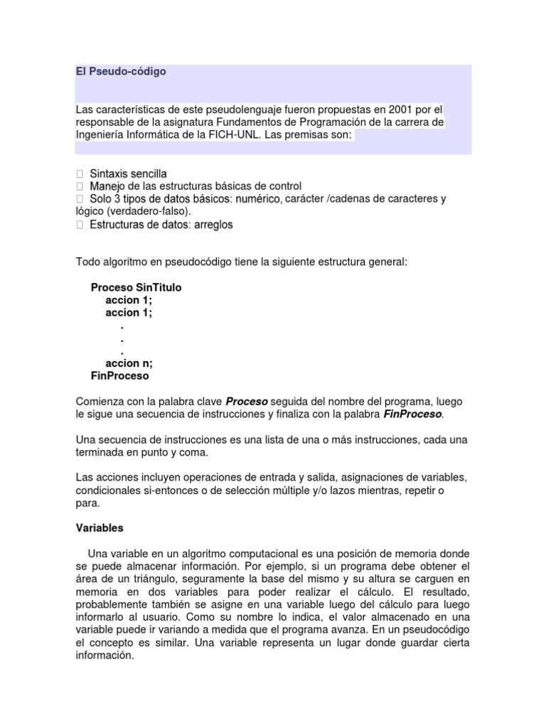 Manua Pseint Descargar Gratis Pdf Algoritmos Lenguaje De Programación