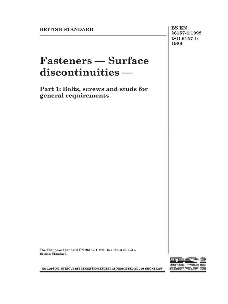 ISO 26157-1 - Parafusos | PDF