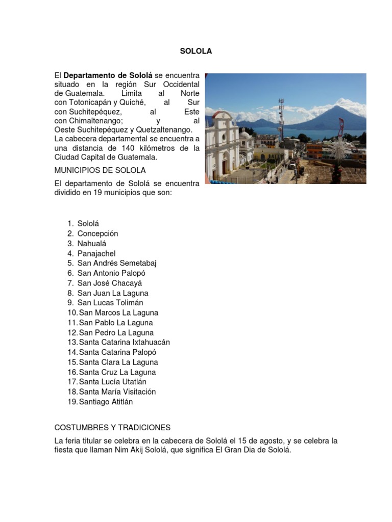 SOLOLA | PDF