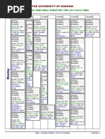 How To Guide For Class Timetable On CELCAT | PDF