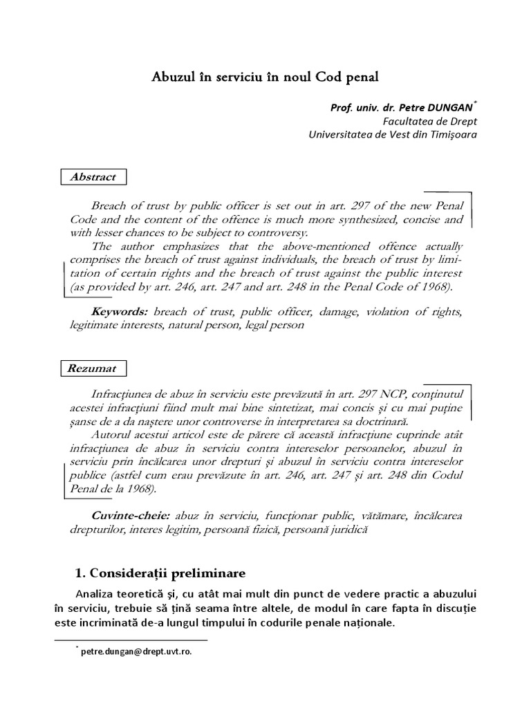 Prof. Univ. Dr. Petre Dungan PDF | PDF