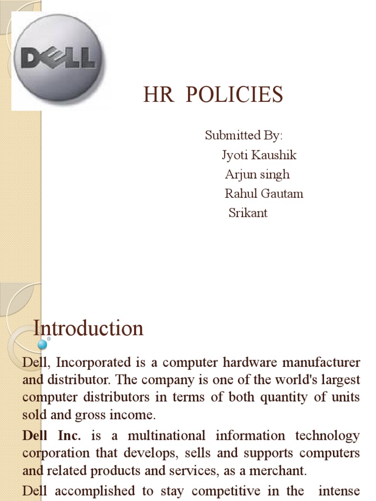 Dell's Comprehensive HR Policies and Practices to Foster an Inclusive ...