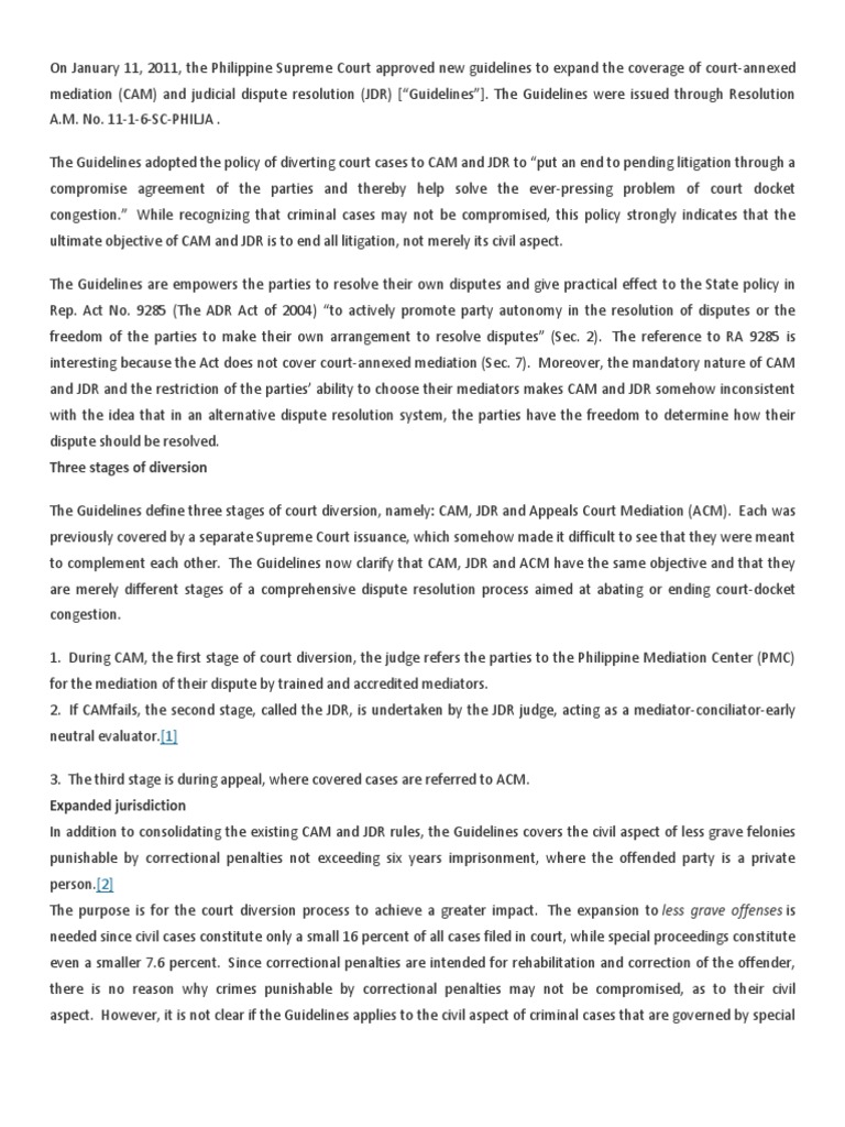 Three Stages of Diversion | PDF | Alternative Dispute Resolution ...